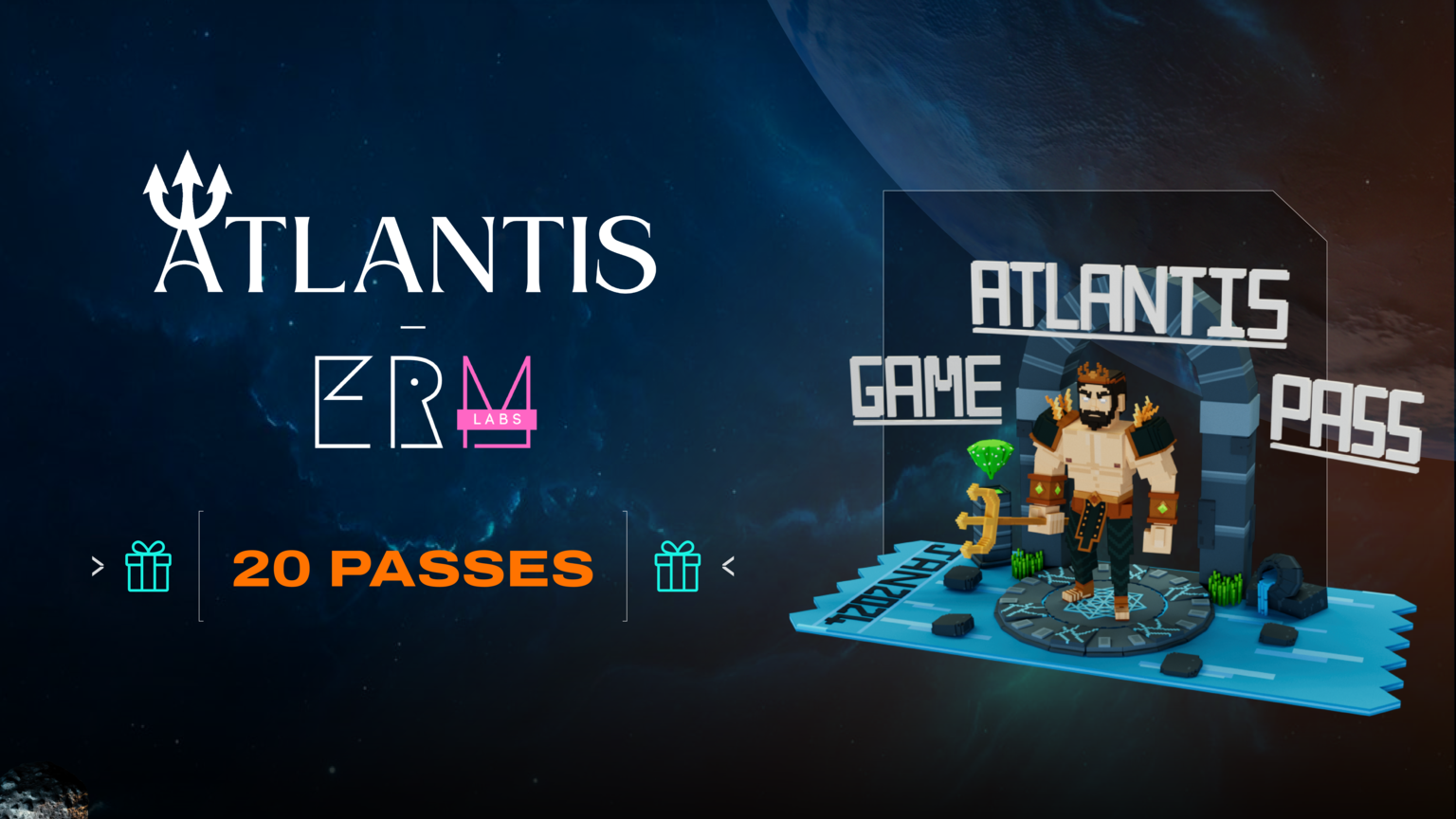 Grab Your Chance: Atlantis Game Pass - Space3